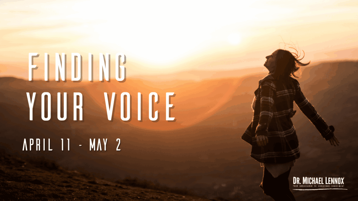 Finding Your Voice 2026 - Michael Lennox